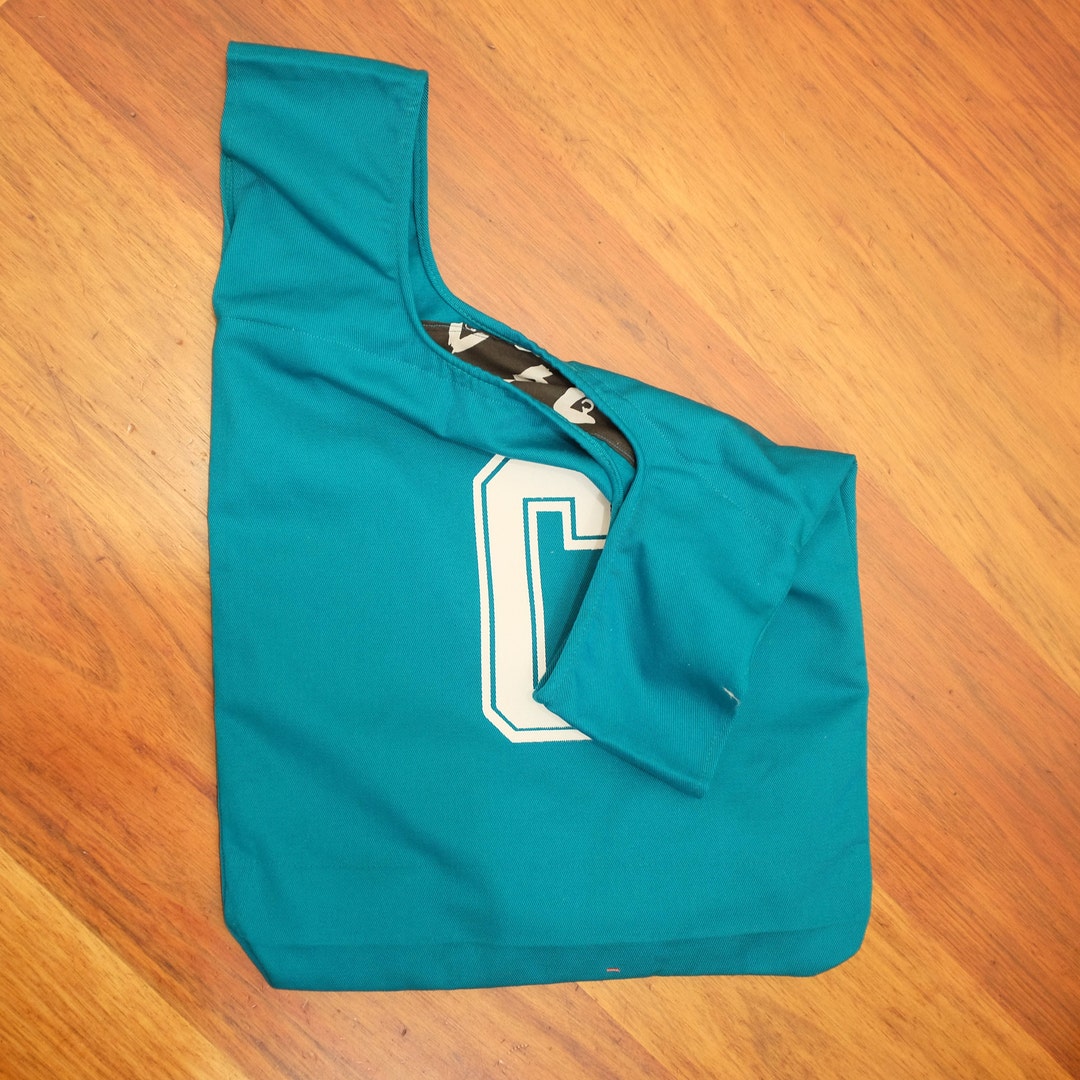 Emerald Green Netball Bib Bag Reversible - Unique Netball Team Gift ...