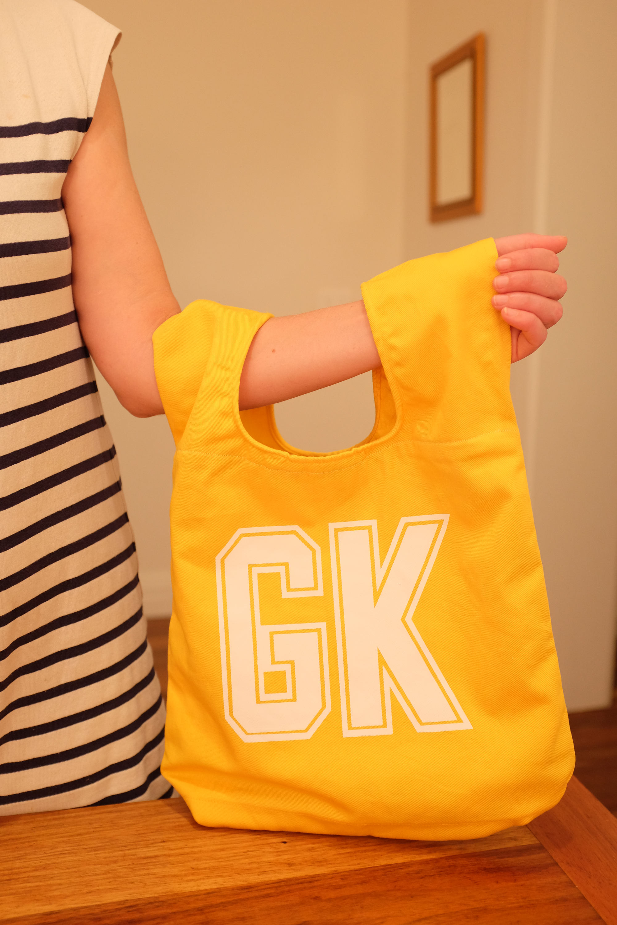 Yellow Netball Bib Bag Reversible Unique Netball Team Gift - Etsy