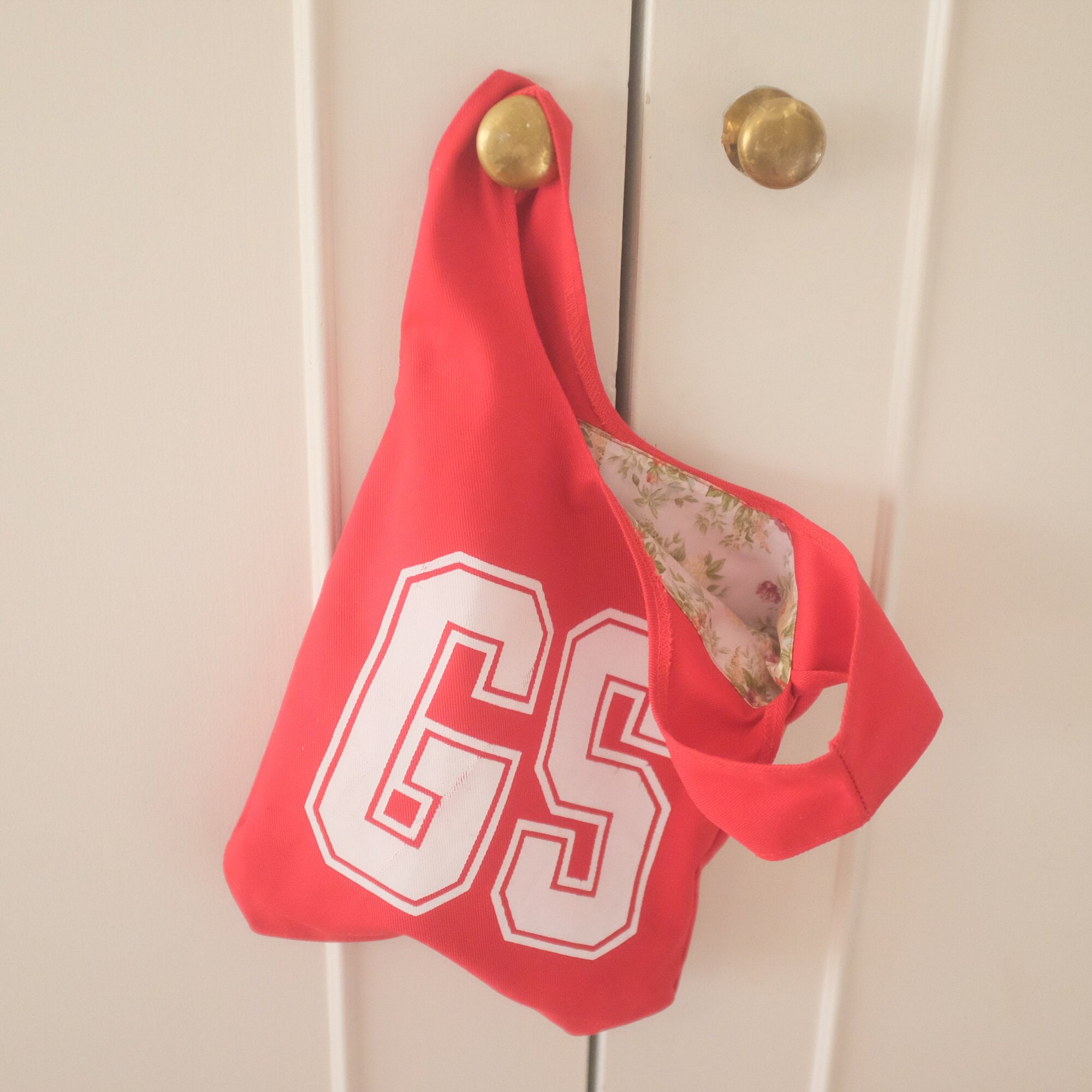 Red Netball Bib Bag Reversible Unique Gift Netball Player, Gift for Mum ...