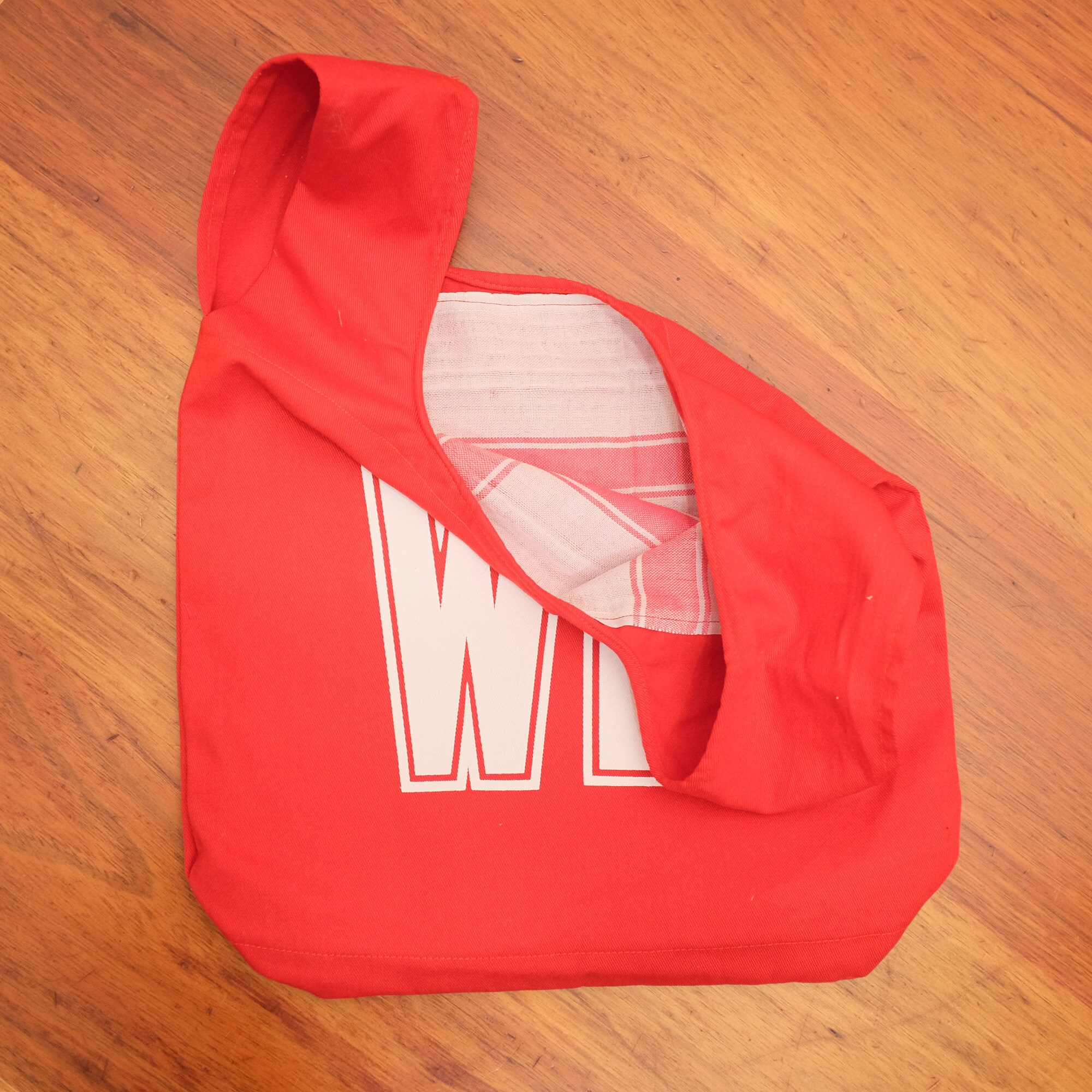 Red Netball Bib Bag Reversible Unique Netball Team Gift, Gift for Mum ...