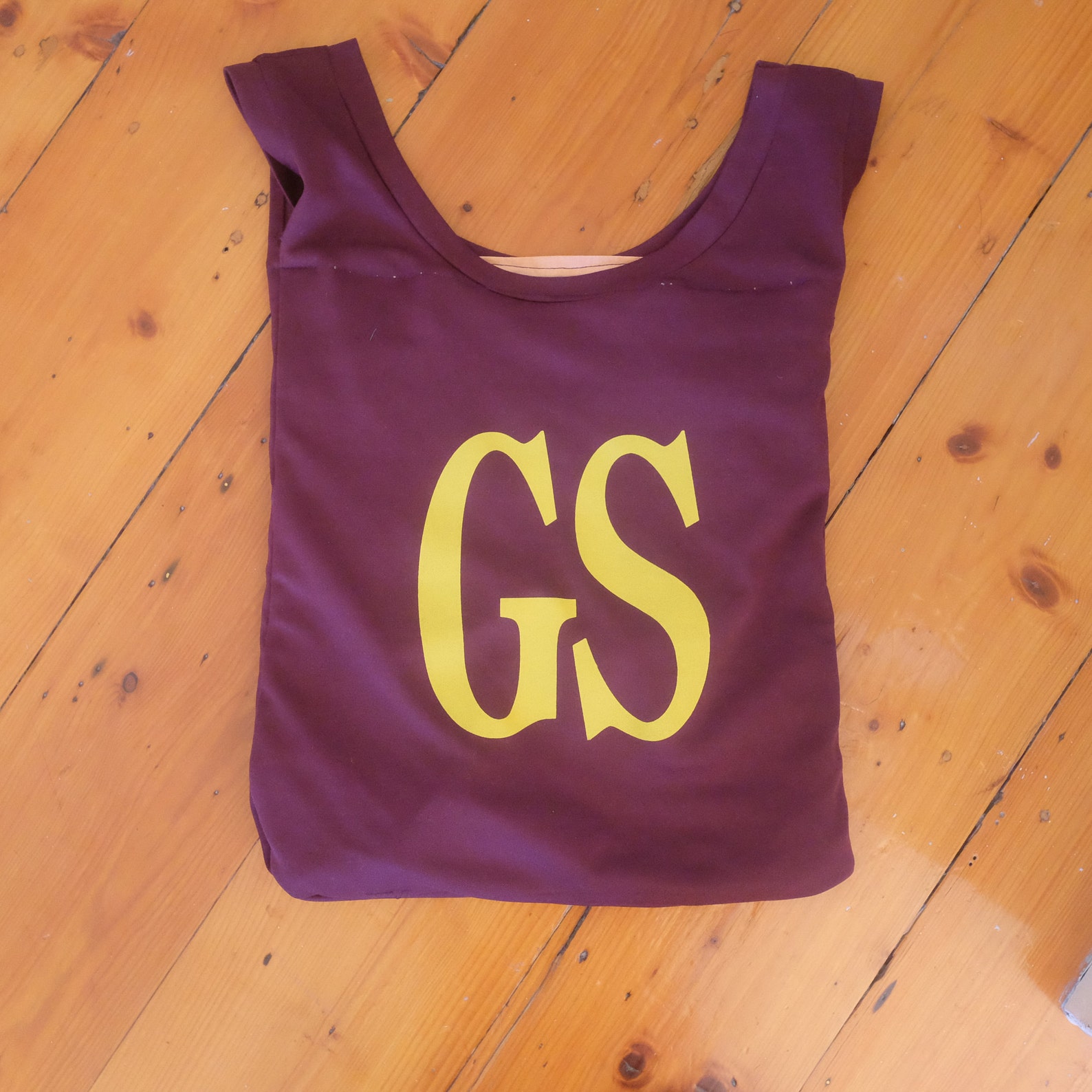 Maroon Netball Bib Bag Reversible, Unique Gift Netball Player, Gift for ...