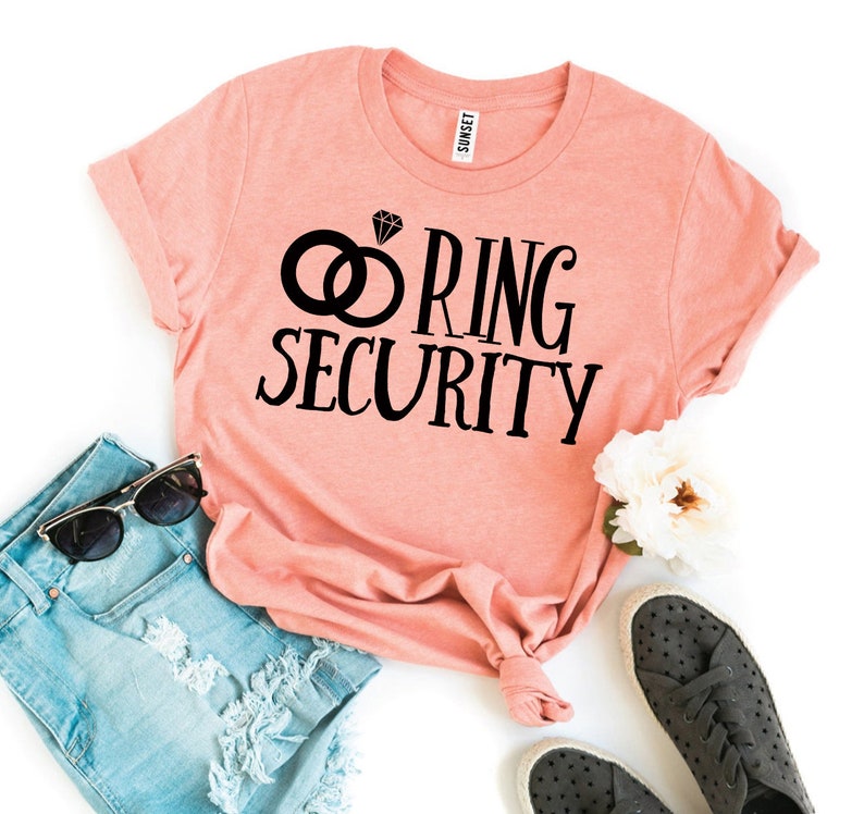Ring Bearer Shirt Ring Security T-shirt Ring Security - Etsy