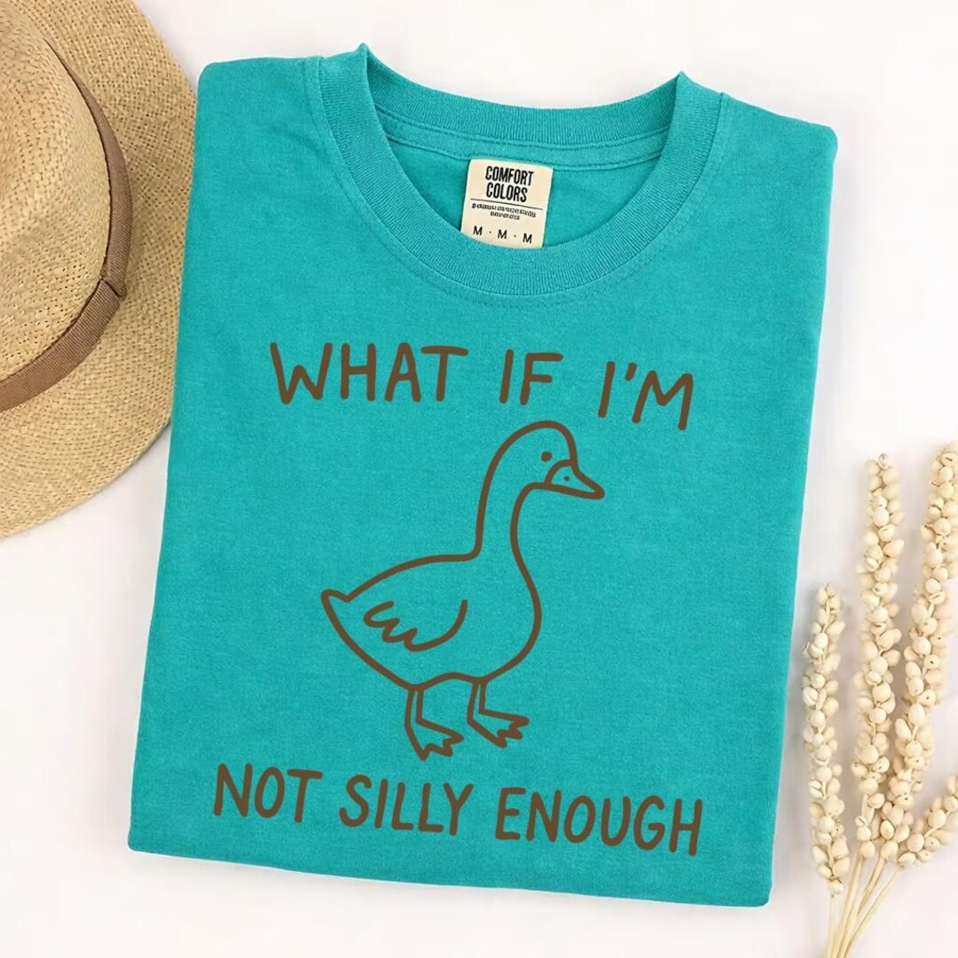 Comfort Colors What If I'm Not Silly Enough T-shirt, Silly Goose Meme ...