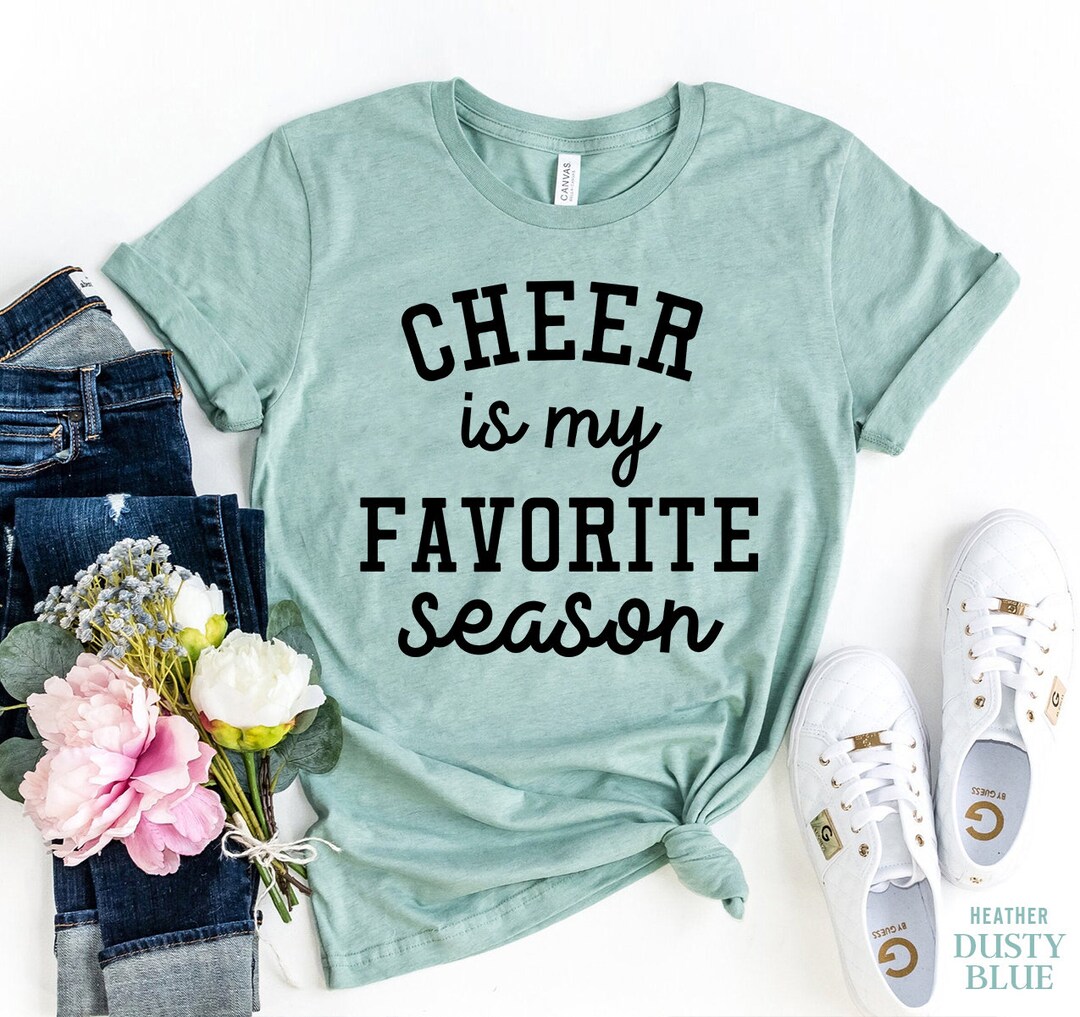Cheer is My Favorite Season Shirt, Cheer T-shirt, Cheer Mom Shirt ...