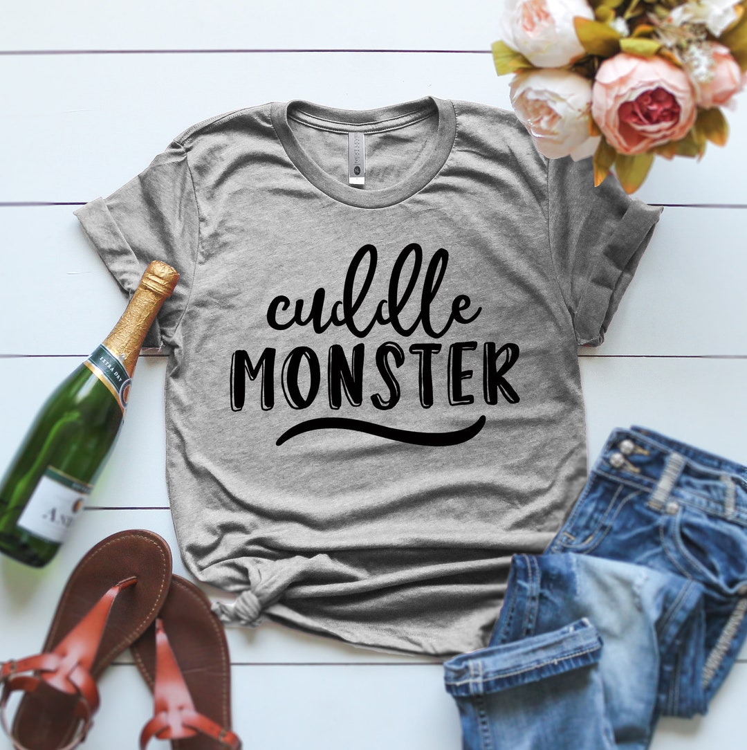 Cuddle Monster Shirt Cuddle Monster Shirt for Friend Cuddle Shirt Funny ...
