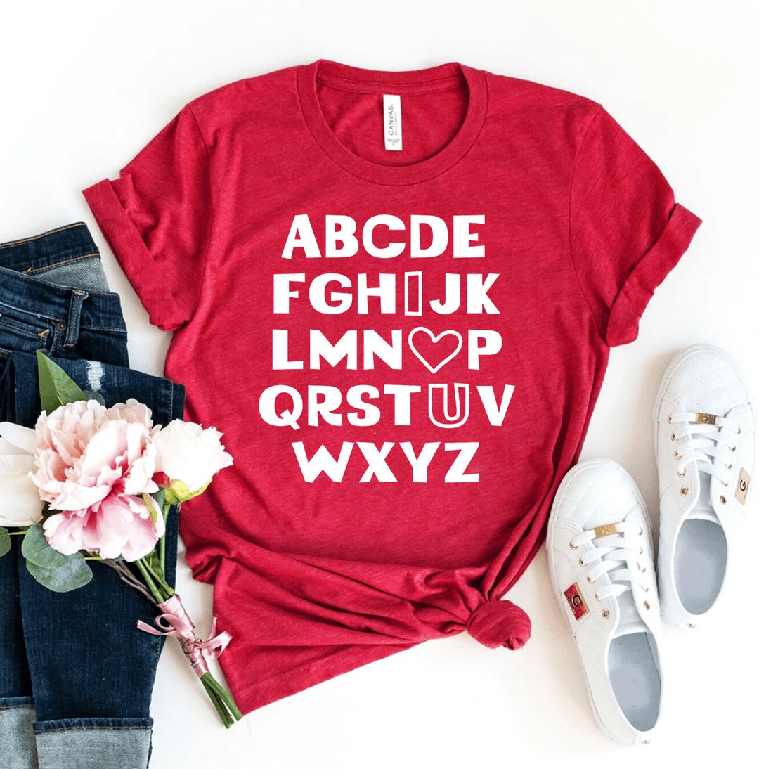 ABCDE Shirt, First Day Preschool Shirt, Preschool Teacher T-shirt ...