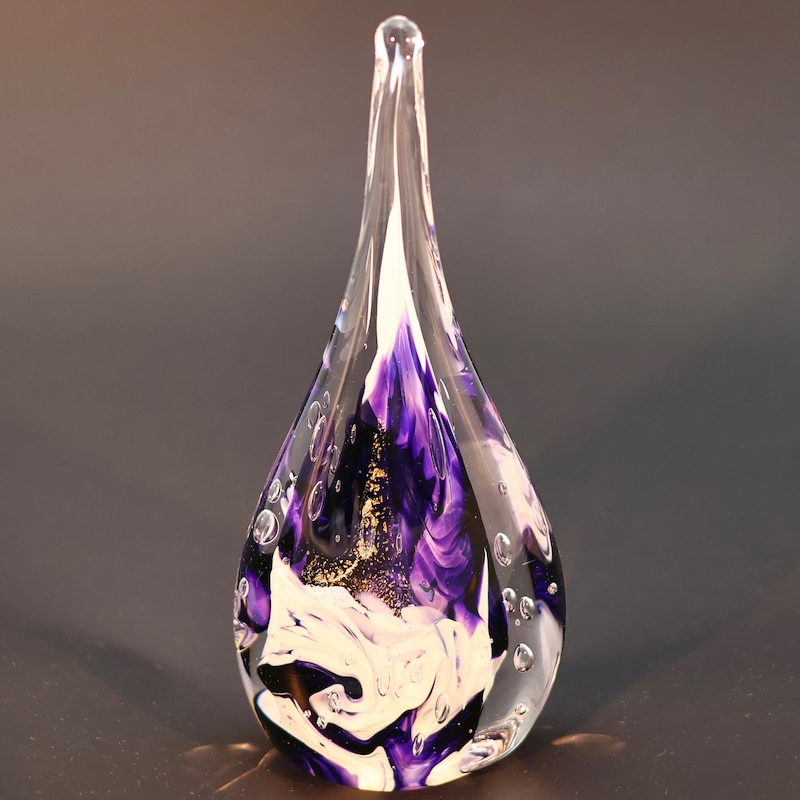 Purple Paperweight - Etsy