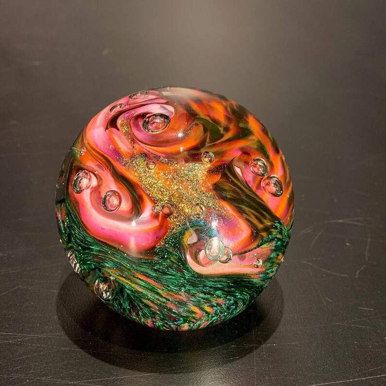 Handblown Glass Paperweights | Etsy