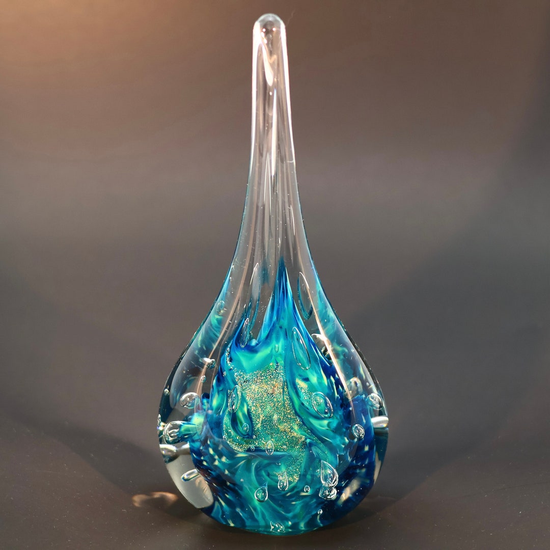 Ocean Tides-td / Handblown Glass Paperweights - Etsy