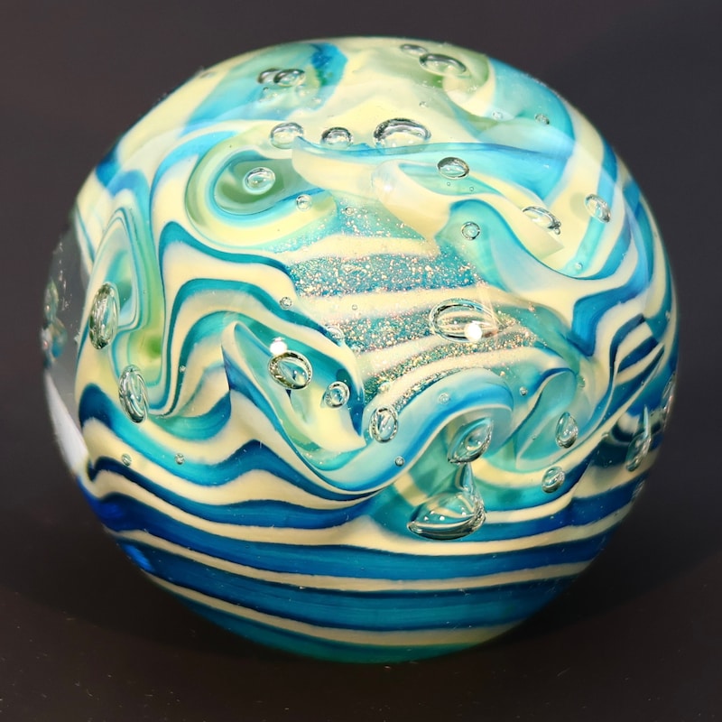Glass Paperweight - Etsy