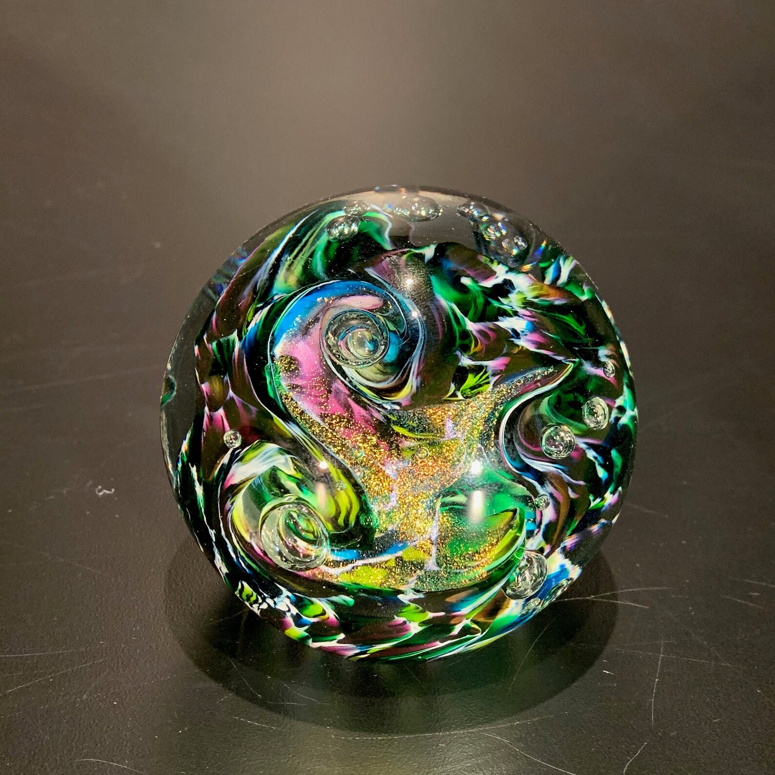 Handblown Glass Paperweights | Etsy