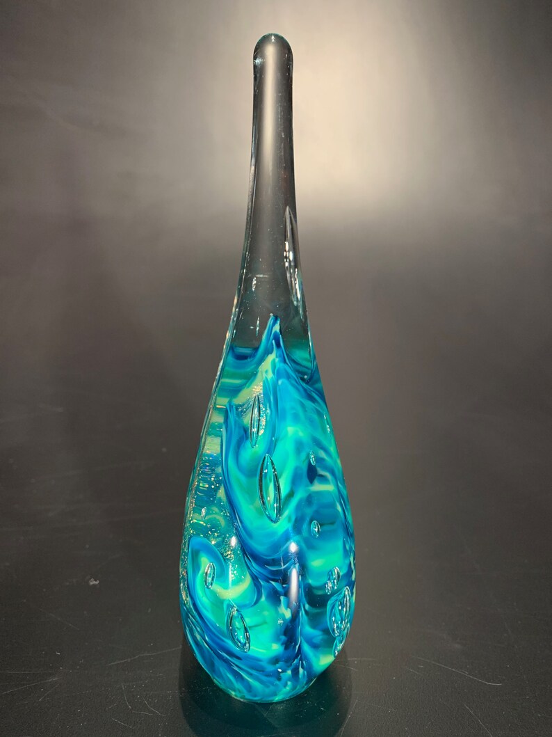 Ocean Tides-td / Handblown Glass Paperweights - Etsy