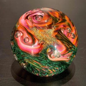 Handblown Glass Paperweights - Etsy