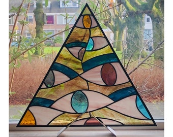 Triangle Stained Glass - Etsy