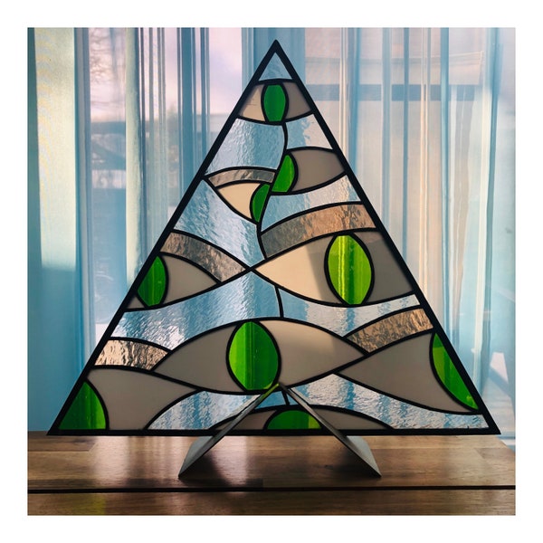 Triangle Glass Panel - Etsy