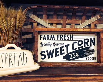 Sweet Corn Farm Signs - Etsy