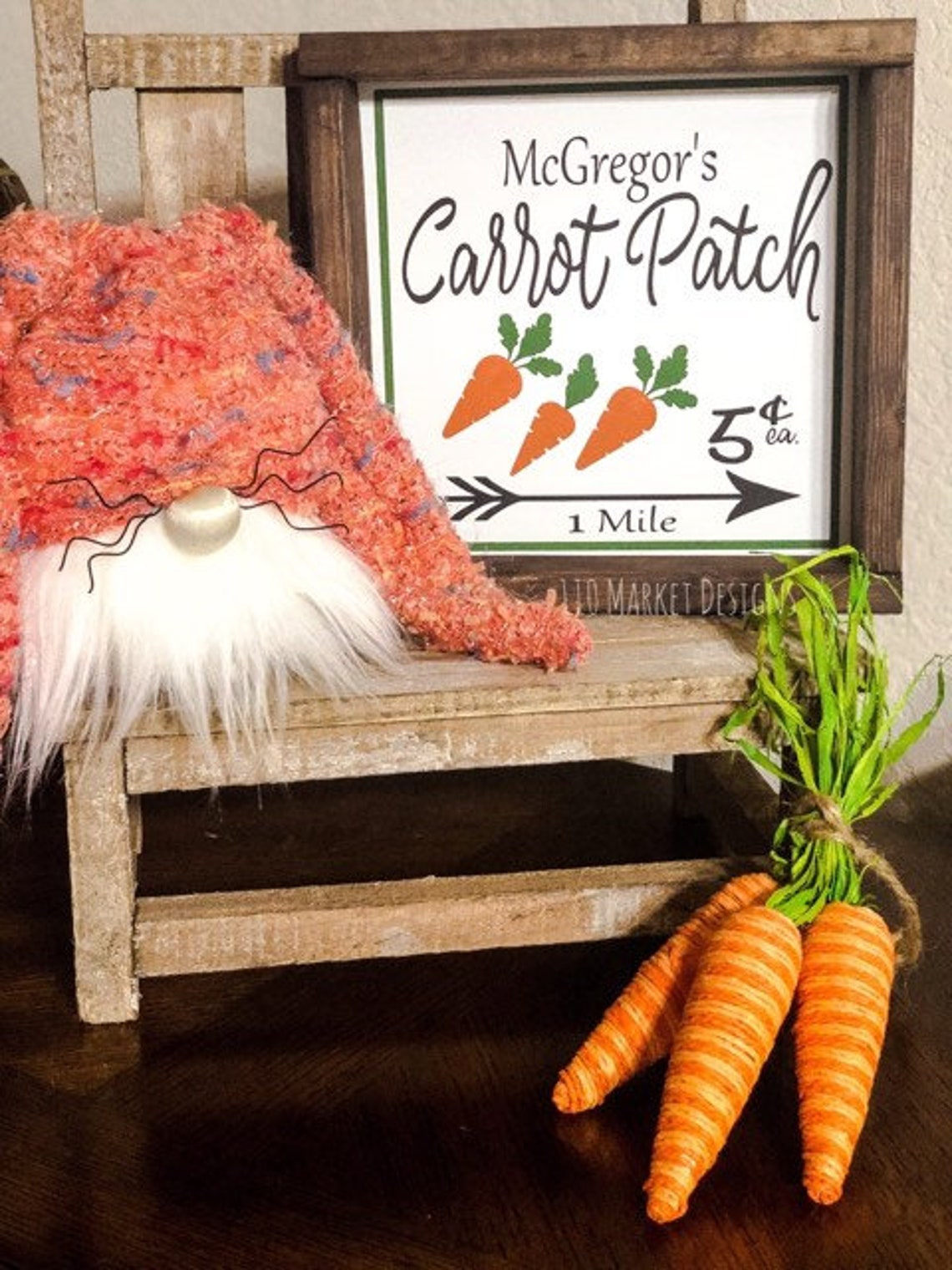 Mc Gregor's Carrot Patch Sign Carrot Patch Easter - Etsy