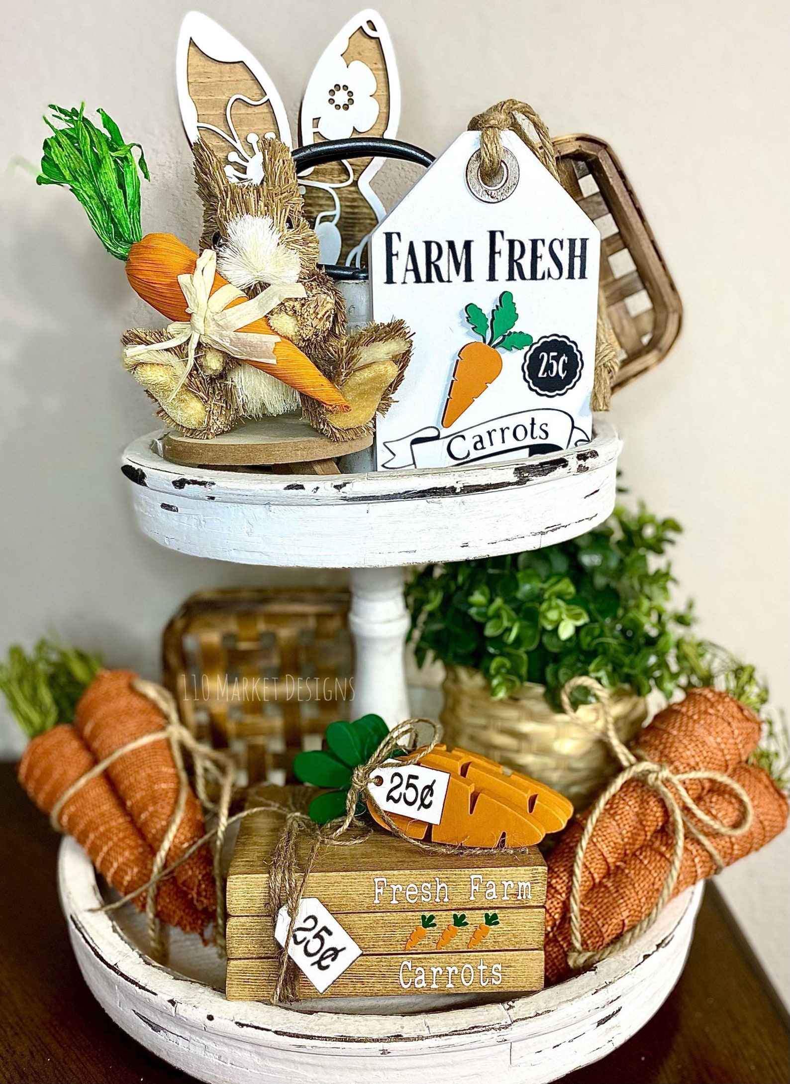 Farm Fresh Carrots and Book Set Bundle Easter Decor - Etsy