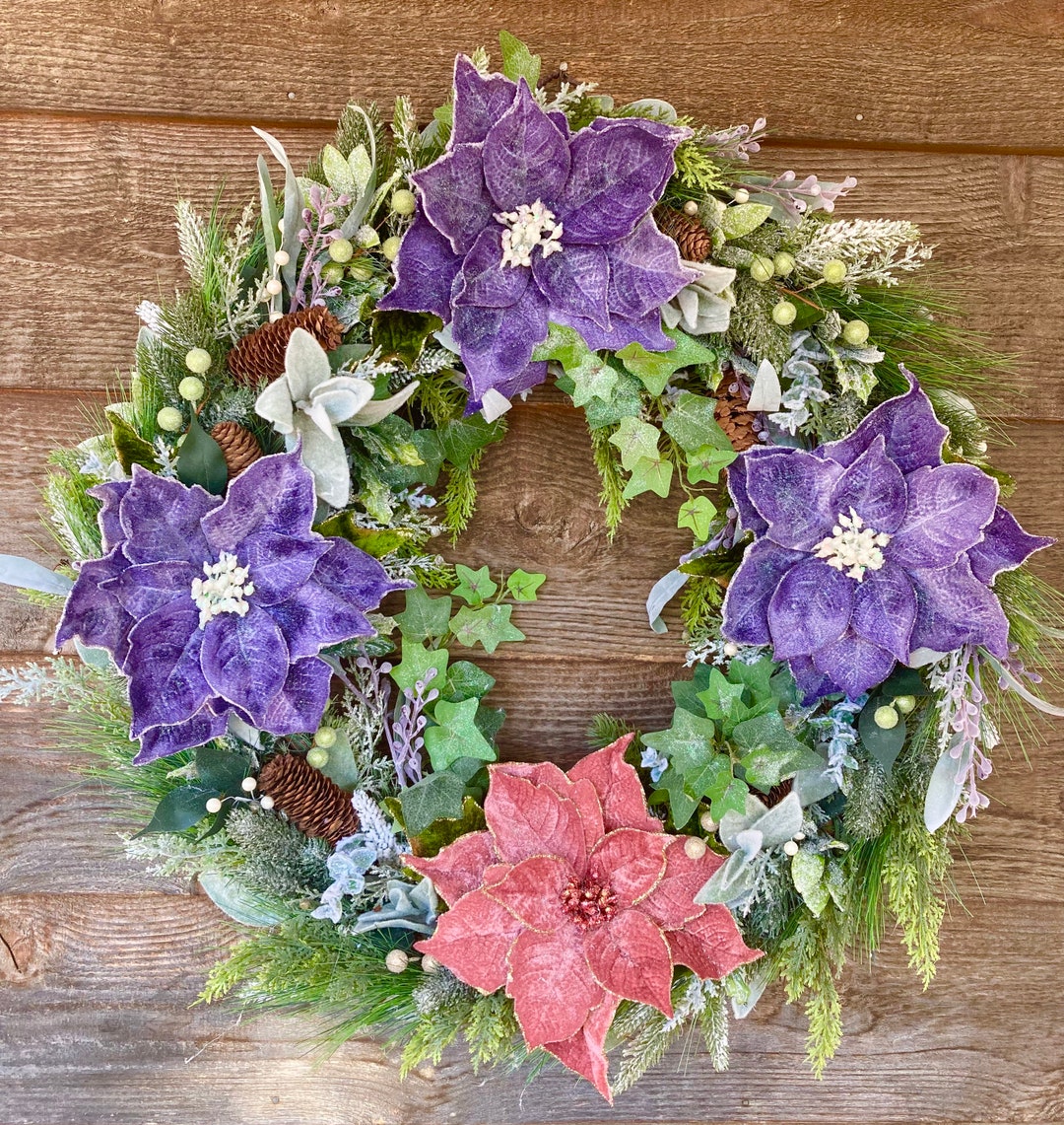 Extra Large Advent Wreath for Front Door, Catholic Advent Wreath ...