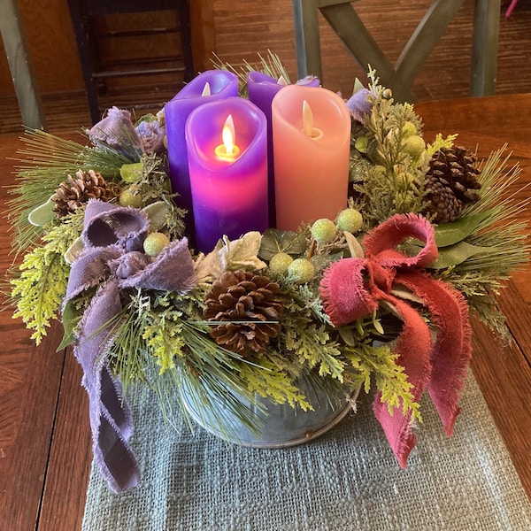 Advent Wreath - Etsy