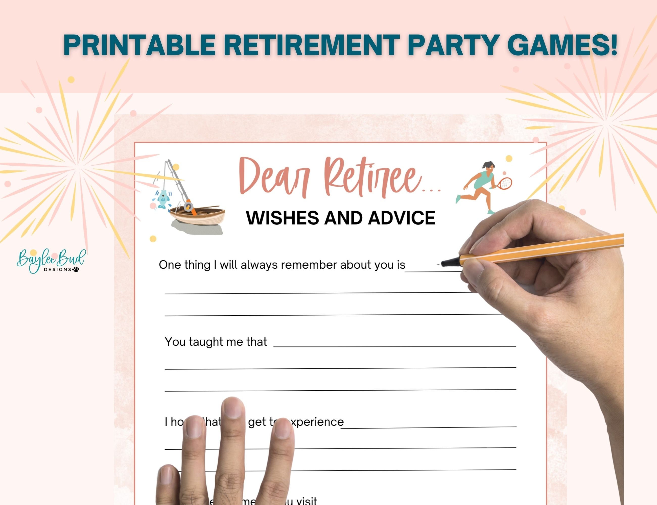 Retirement Games, Fun Retirement Party Games, Retirement Party Games ...