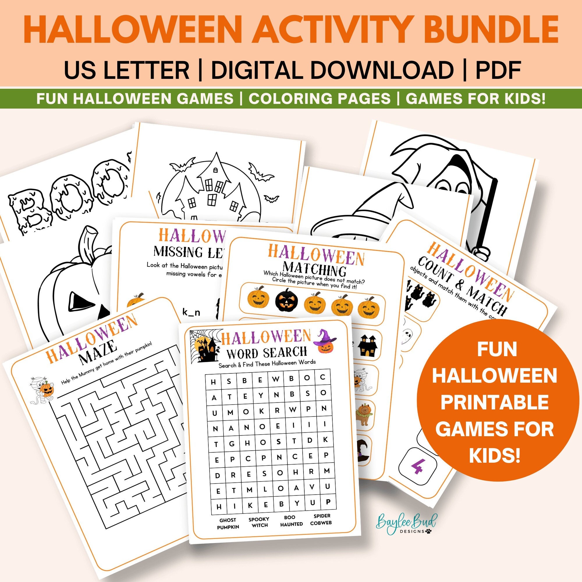 Printable Halloween Activities, Halloween Activities for Kids ...
