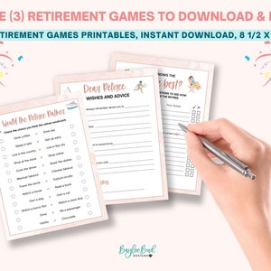 Retirement Games, Fun Retirement Party Games, Retirement Party Games ...
