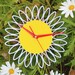 Wall Clock, Daisy Clock, Paper Clock, Daisy Design, First Anniversary ...