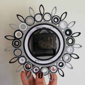 Small Clocks for Wall, Paper Clock, First Anniversary Gift ...