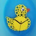 Wall Clock, Ducky Clock, Paper Clock, Kids Room Clock, Kids Room Gift ...