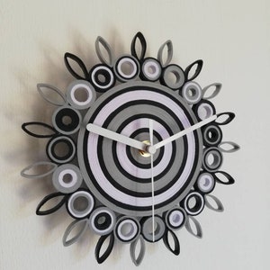 Small Clocks for Wall, Paper Clock, First Anniversary Gift ...