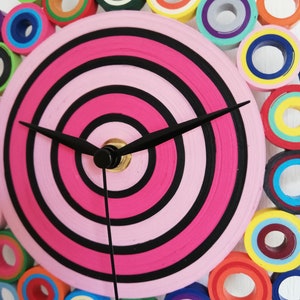 Small Wall Clock, Paper Clock, Housewarming Gift, No Ticking Clock ...