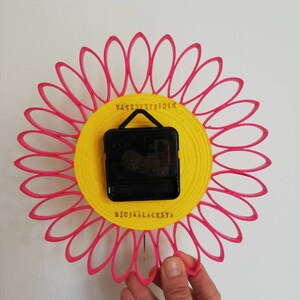 Wall Clock, Daisy Clock, Paper Clock, Daisy Design, Flower Clock Gift ...