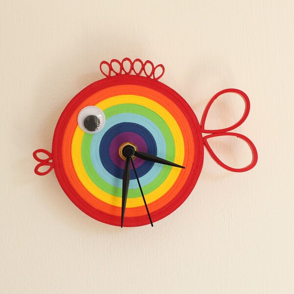Fish Clock - Etsy
