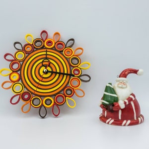 Small Clocks for Wall, Paper Clock, First Anniversary Gift ...