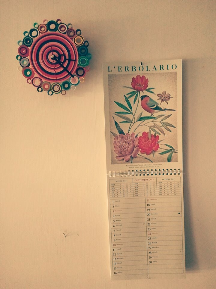 Small Wall Clock Paper Clock Housewarming Gift No Ticking - Etsy