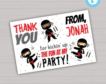 Ninja thank you | Etsy