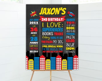 Superhero Poster - Etsy