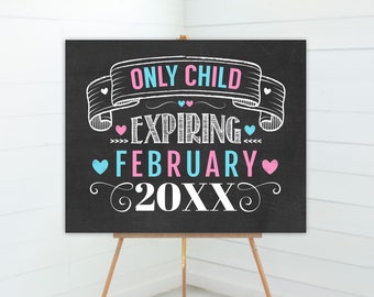 Only Child Sign - Etsy