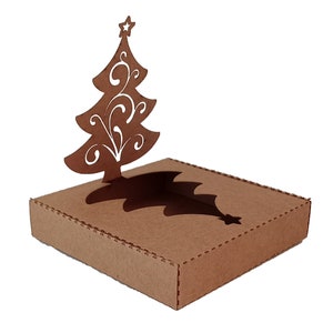 Christmas Gift Box Template. No Glue. Gift Ideas. Diy Gift Box. Paper ...