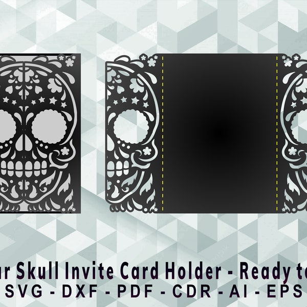 Skull Invite - Etsy