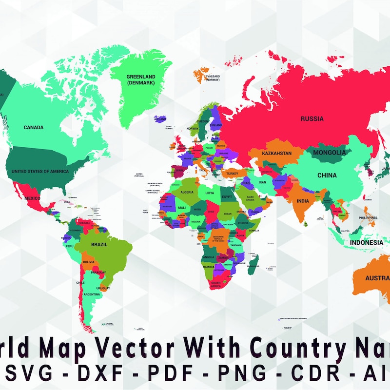 Journey World Map Pdf - Etsy UK