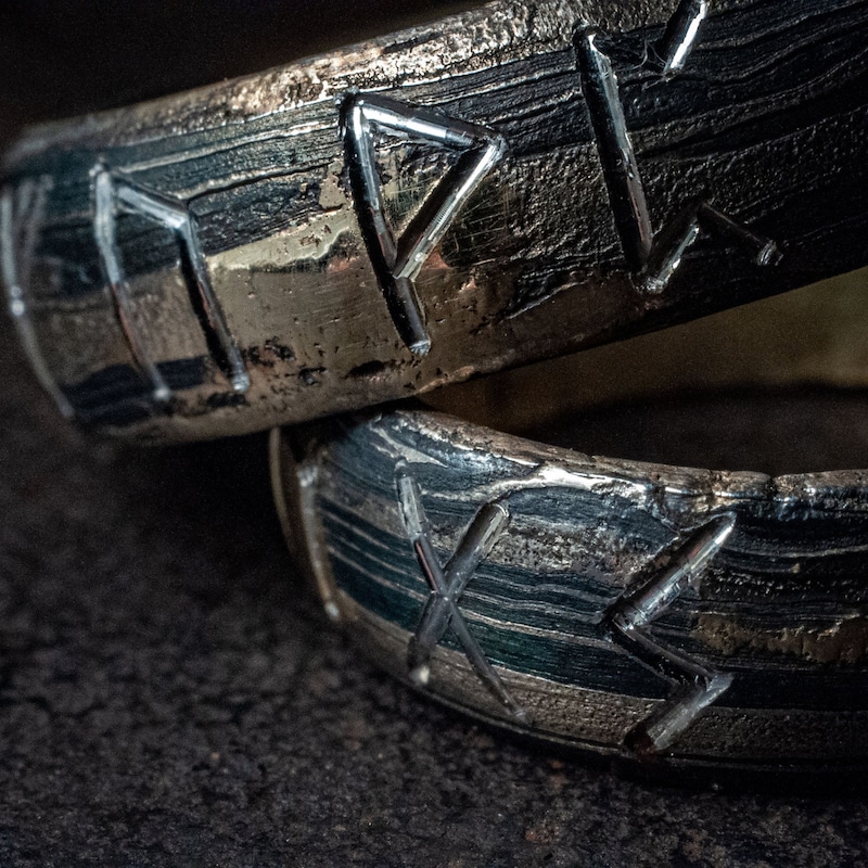 Viking Wedding Band - Etsy