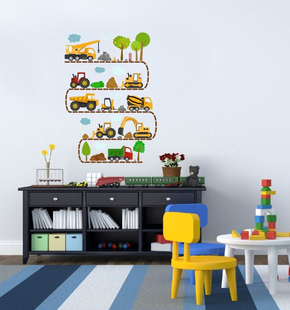 Car Decal Construction Decal plane Decal Transportation - Etsy