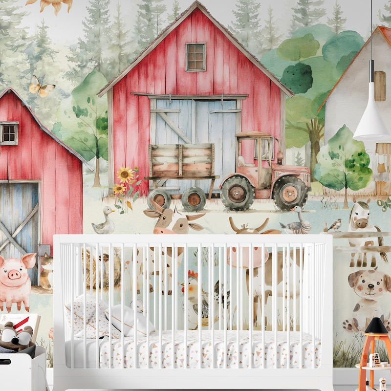 Farm Barn Murals - Etsy