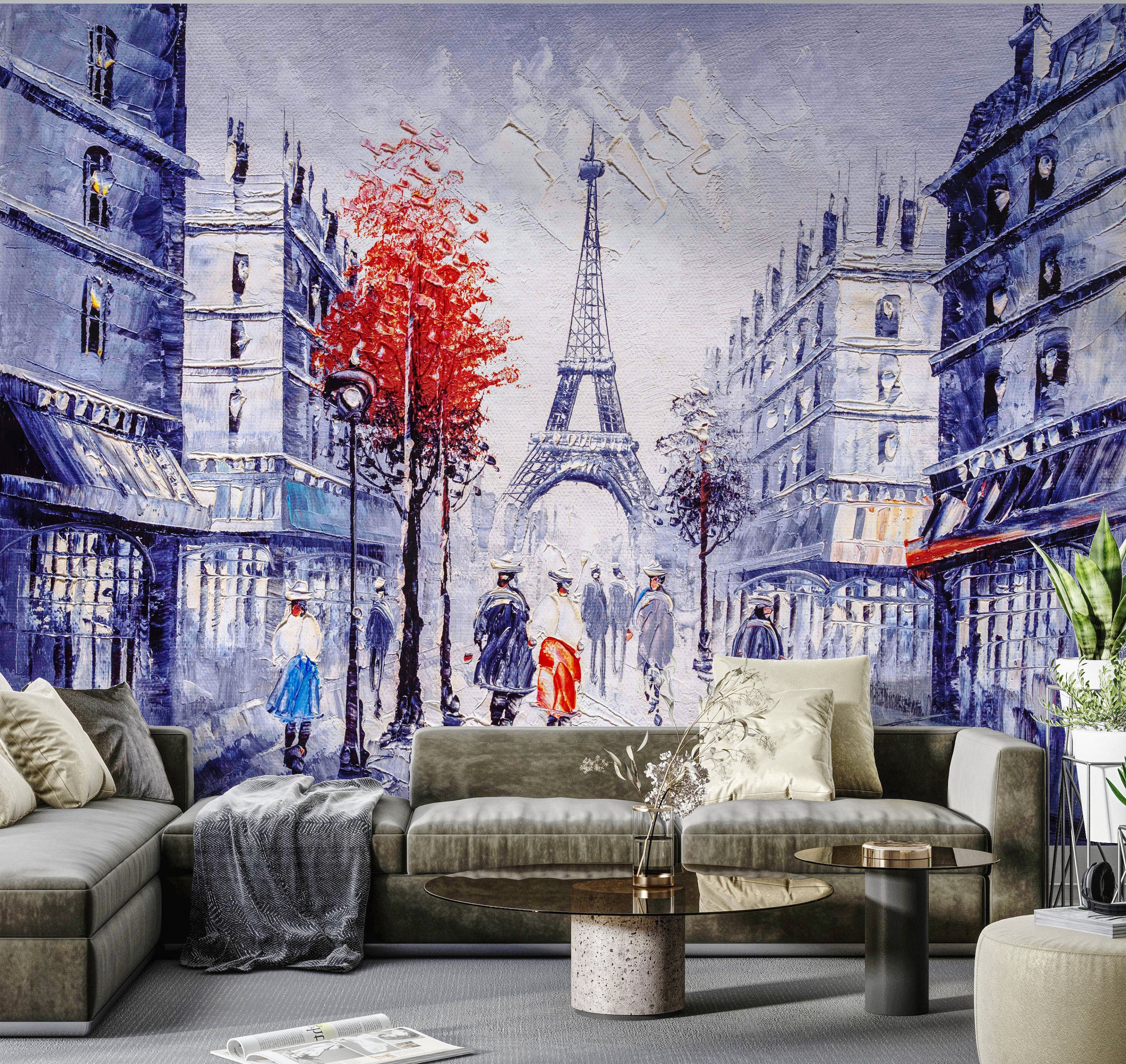 Paris Wallpaper Vintage