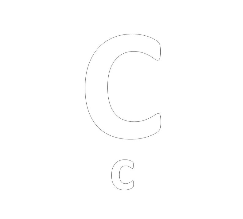 ABC Uppercase and Lowercase Color in Sheets, Preschool Print Out ...