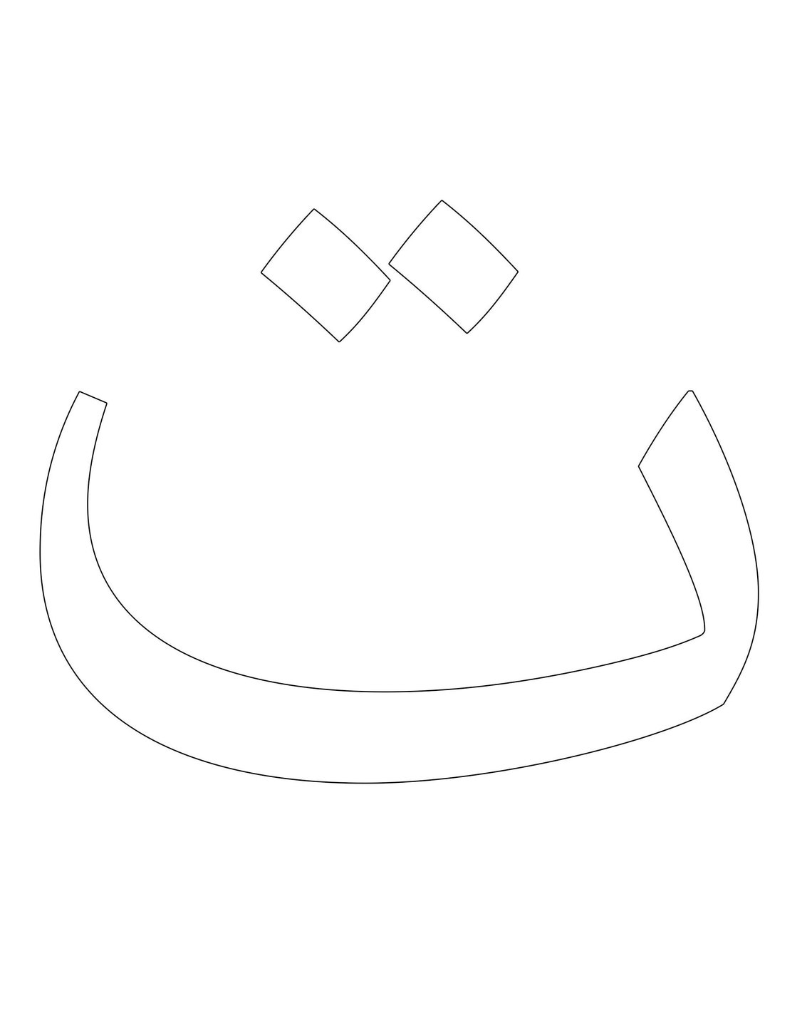 Arabic Alphabet Letters to Color In, Preschool Worksheet, Digital File ...