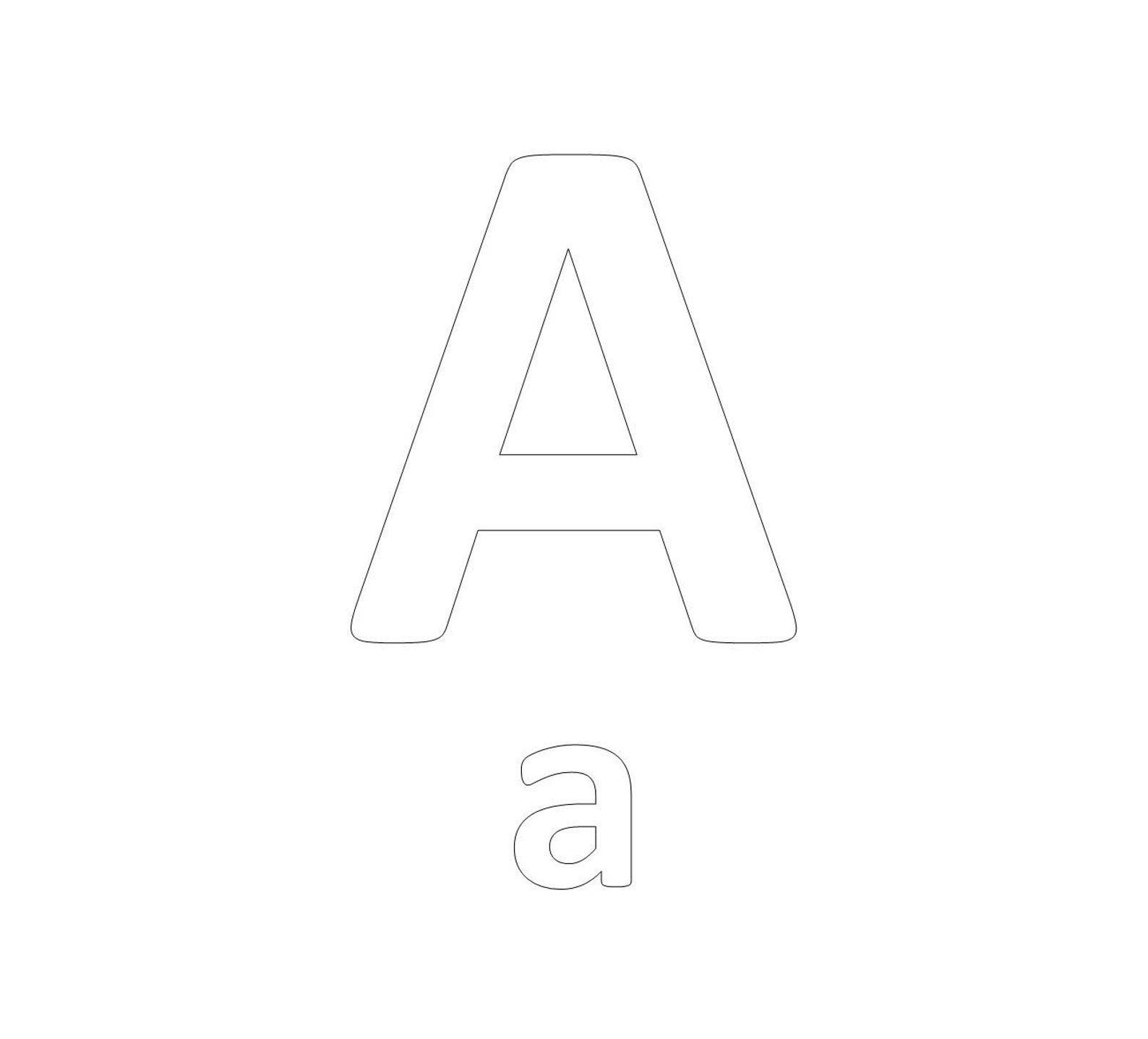 ABC Uppercase and Lowercase Color in Sheets, Preschool Print Out ...