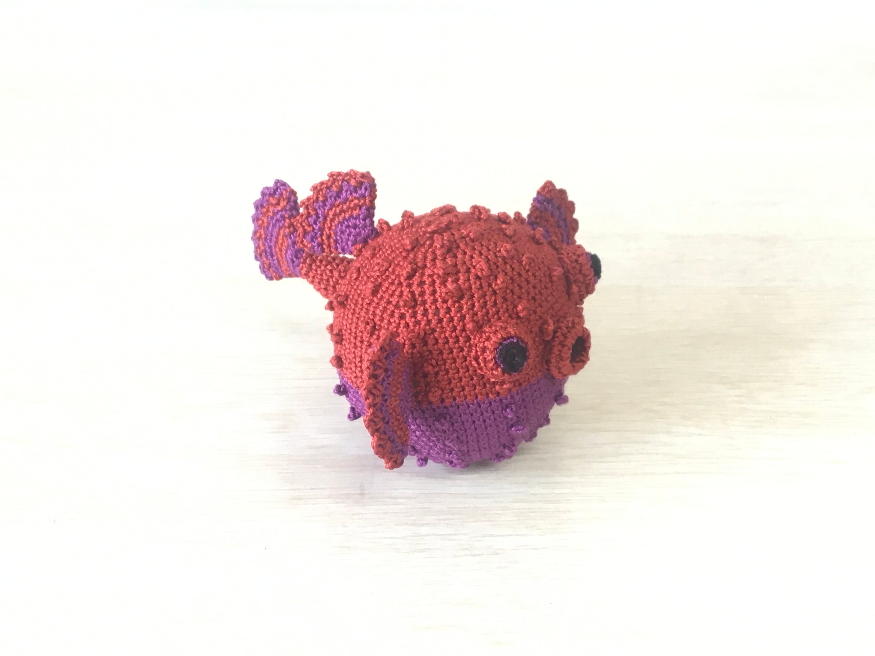 Puffer fish crochet puffer fish exotic fish Amigurumi | Etsy